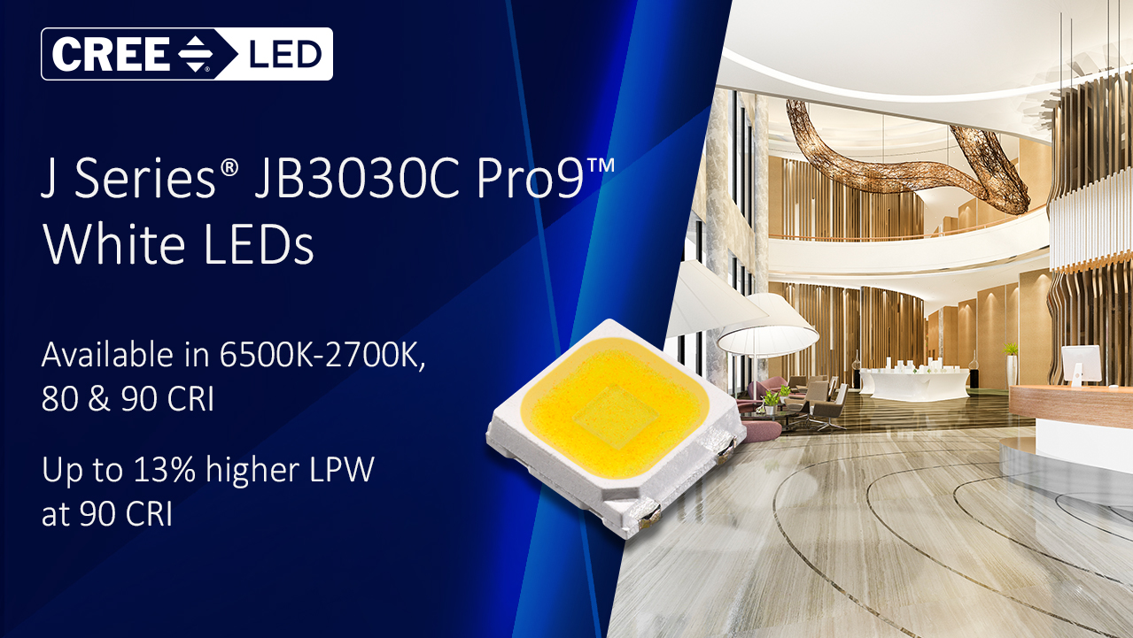 J Series® JB3030C Pro9™ White LEDs - Cree LED