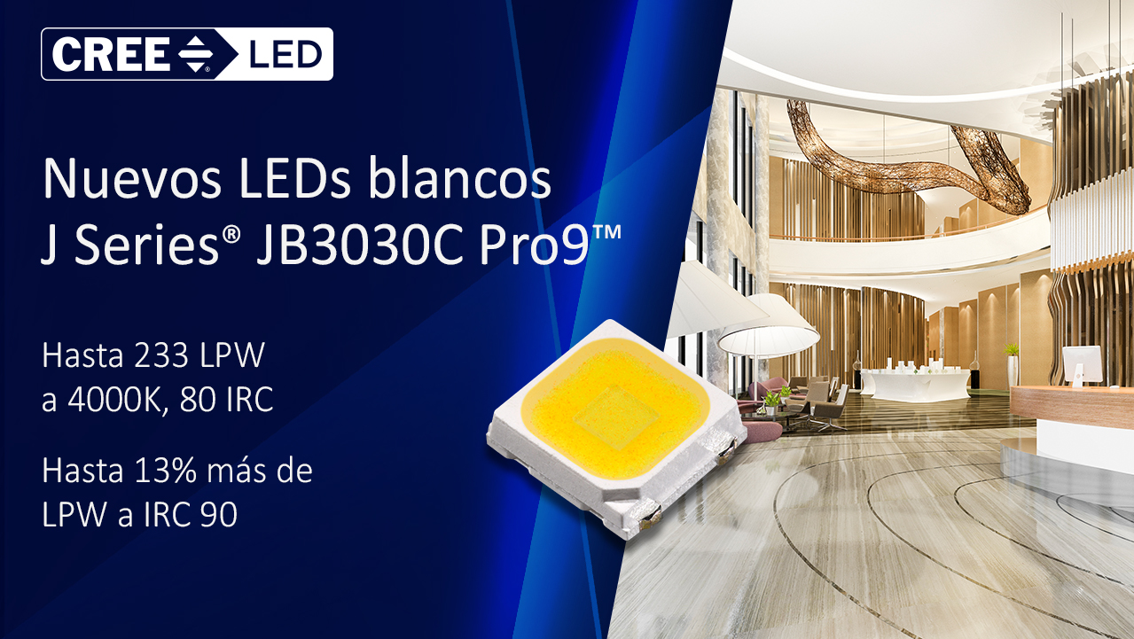 J Series® JB3030C Pro9™ White LEDs - ES - Cree LED